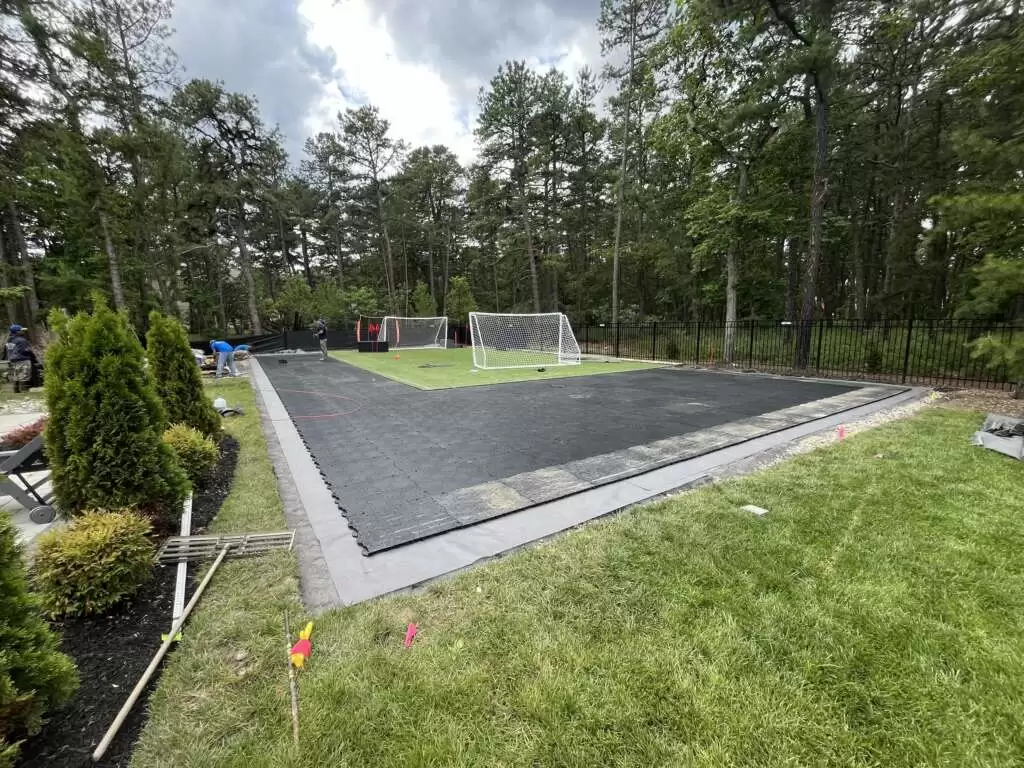 Backyard Turf Soccer Field | DeShayes Residential Resort Design